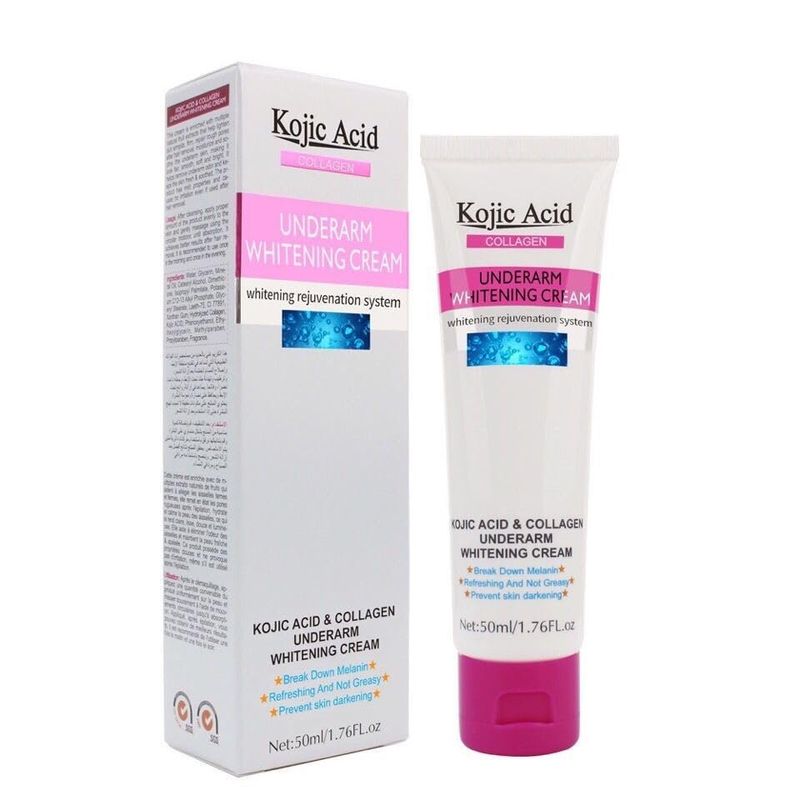 Kojic Acid Underarm Whitening Cream, Skin Bleaching Cream, Intimate Area Dark Spot Corrector ...