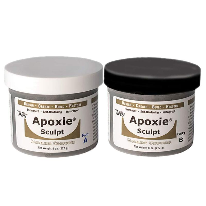 Aves Apoxie Sculpt - 2 Part Modeling Compound (A & B) - 1 Pound, Apoxie ...