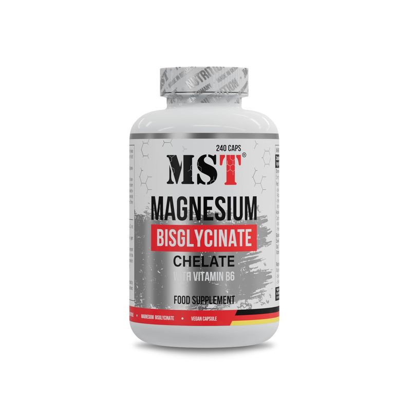 MST® Magnesium Bisglycinate Chelate 240 Capsules - High Dose & Vegan ...