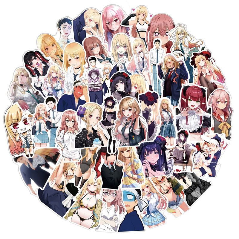 50 Pcs Anime My Dress-Up Darling Stickers for Laptop,Bumper,Skateboard ...