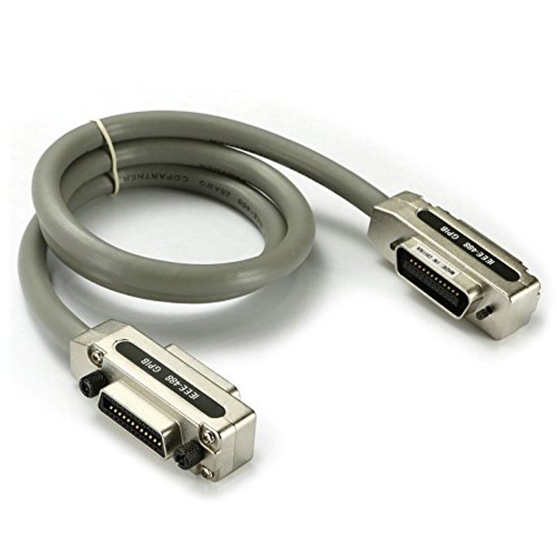 TEZONG IEEE-488 GPIB/HPIB CN24 Male to Female Metal Connector Extension Gpib Cable 1Pack (1.5 ...
