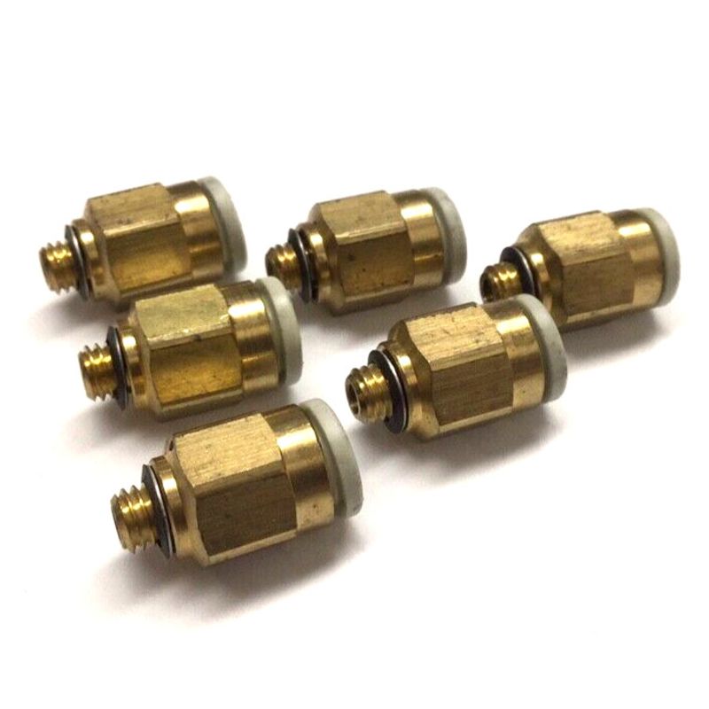 SMC KQ2H06-M5A Male Adapter Pneumatic Fitting 6mm Tube Push In (Pack Of ...