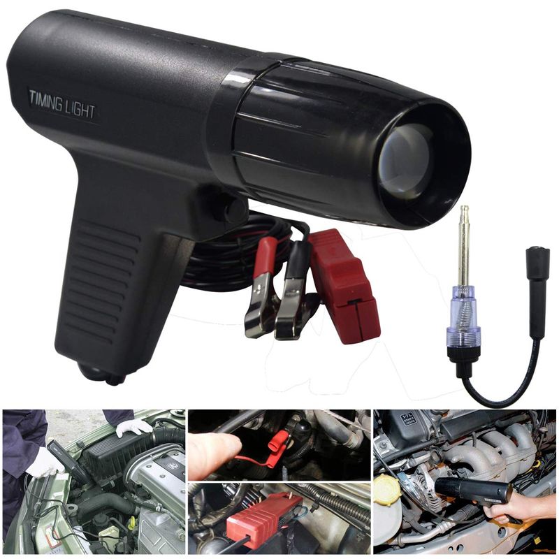 Engine Timing Light with Spark Plug Tester,Inductive Timing Light Gun ...