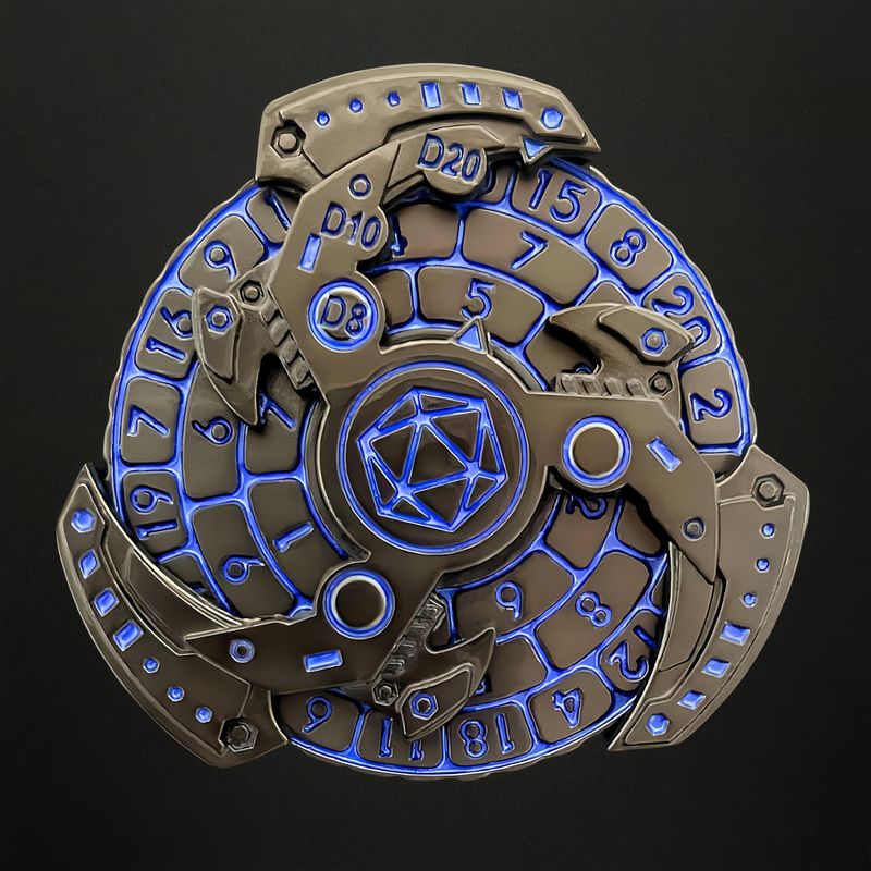 D&D Themed Fidget Spinner, dice Spinner, D4,D6, D8, D10, D12,D20,D% 7 ...