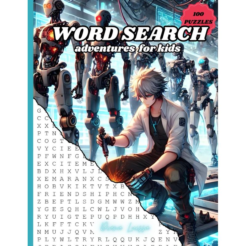Word Search Adventures for Kids: 100 Illustrated Puzzles with Awesome ...