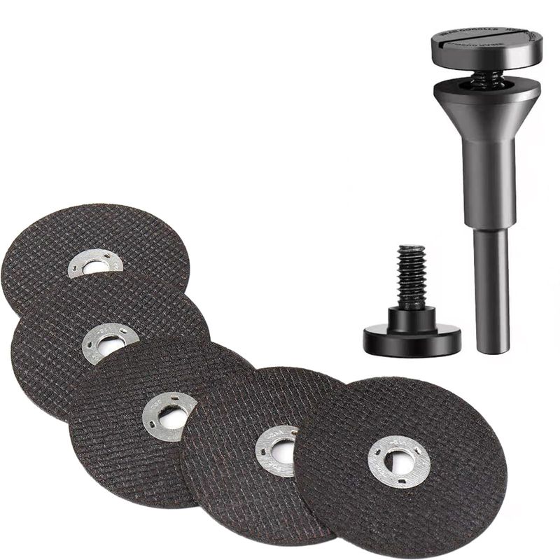 3-Inch Cutting Wheel & 1/4-Inch Mandrel Kit for Die Grinder, Metal ...