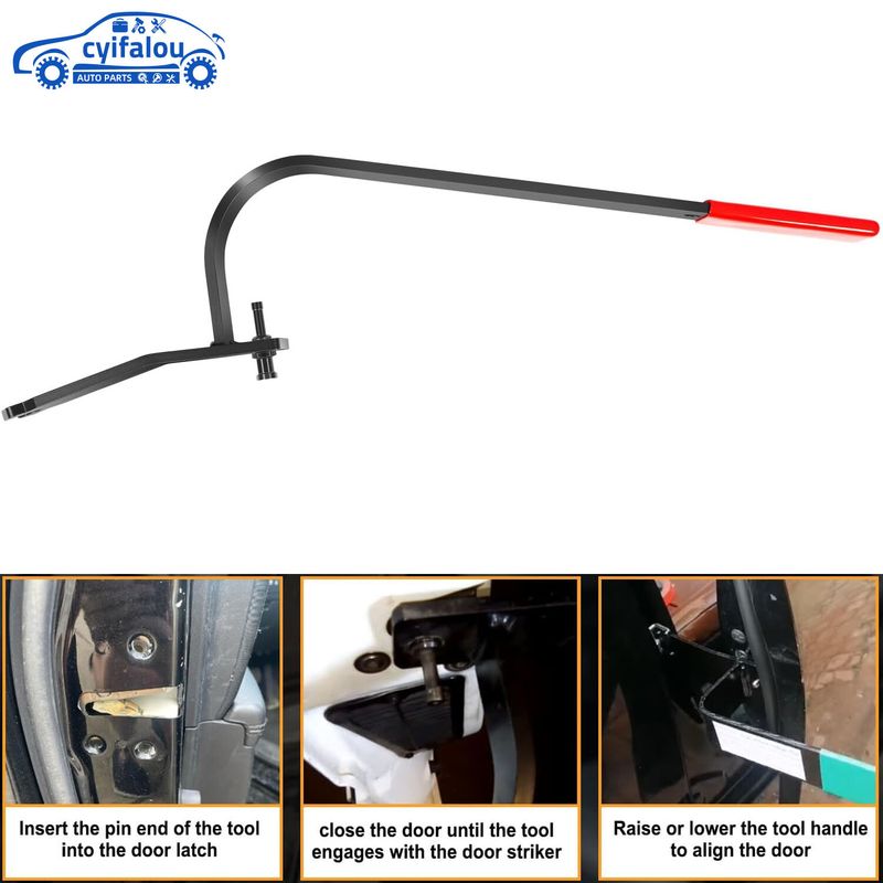 65800 Door Adjuster,Door Alignment Tool for Both Bolted & Welded Hinges ...