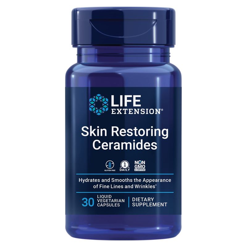 Life Extension Skin Restoring Ceramides - Promotes Hydration ...