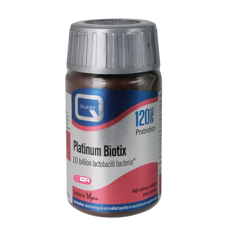 Quest Platinum Biotix Probiotics (60 Capsules) - 10 Billion Bacterial ...