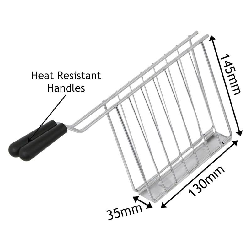 SPARES2GO Sandwich Toast Cage Rack for Kenwood Toaster Toastie Holder ...