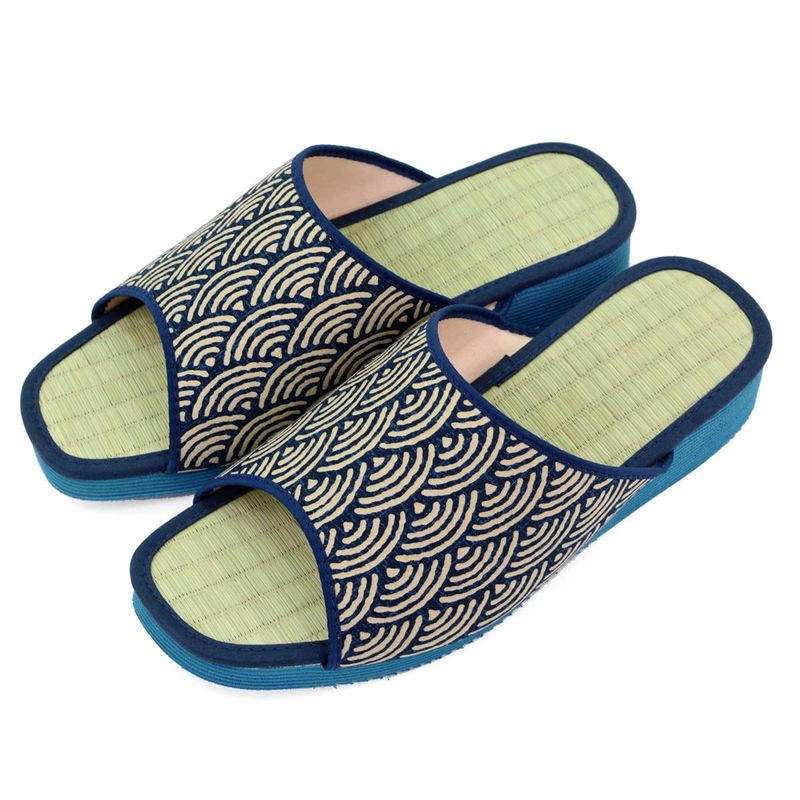 Takeharu Men's Slippers, Tatami Slippers, Tatami Slippers, Made in ...