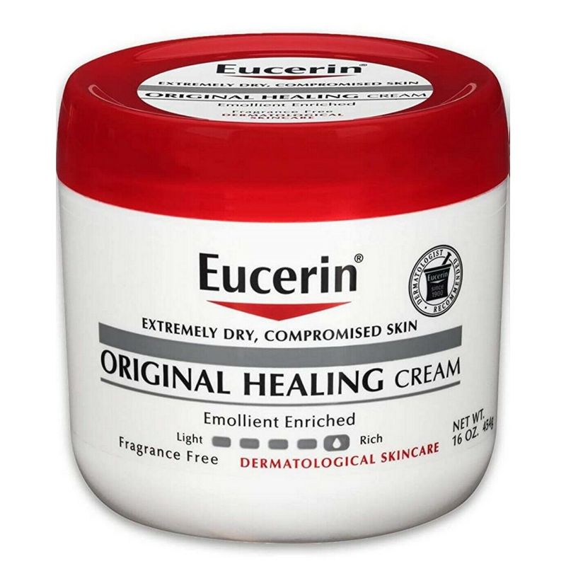 Eucerin Original Healing Cream, Original, Unscented 16 oz TUB ...