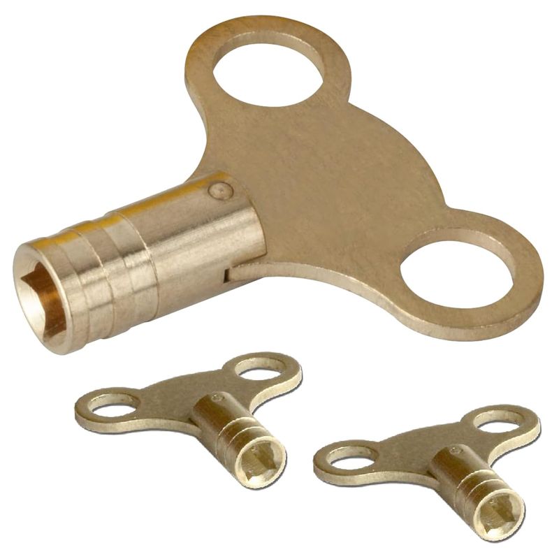 Radiator Key 2 x Radiator Bleed Key - Radiator Valve Clock Key for ...