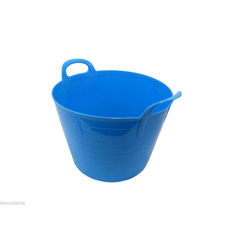 Easy Shopping 14 Litre Flexi Tub Garden Home Flexible Colour Rubber ...