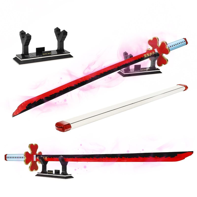 TOY PLAYER Swords Compatible with Lego, Cosplay Kanroji Mitsuri Sword ...
