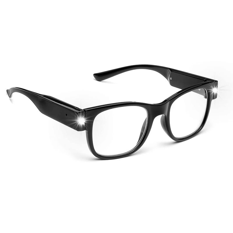 OKH Reading Glasses with Lights, Rechargeable, Bright LED Lighted ...