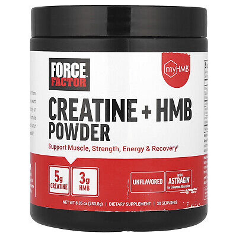 Creatine + HMB Powder, Unflavored, 8.85 oz (250.8 g) - EveryMarket