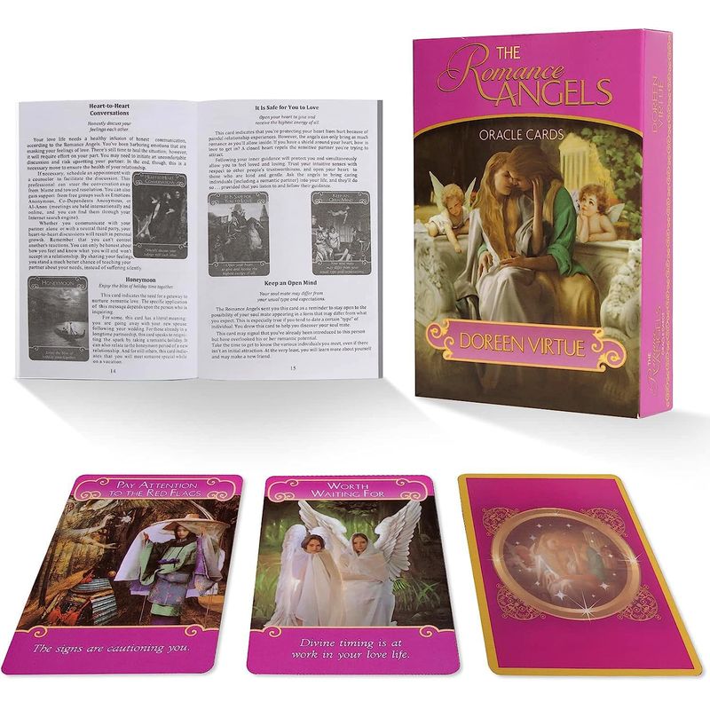 Gayrrnel Tarot Cards for Beginners, 44 Romance Angel Oracle, Handmade ...