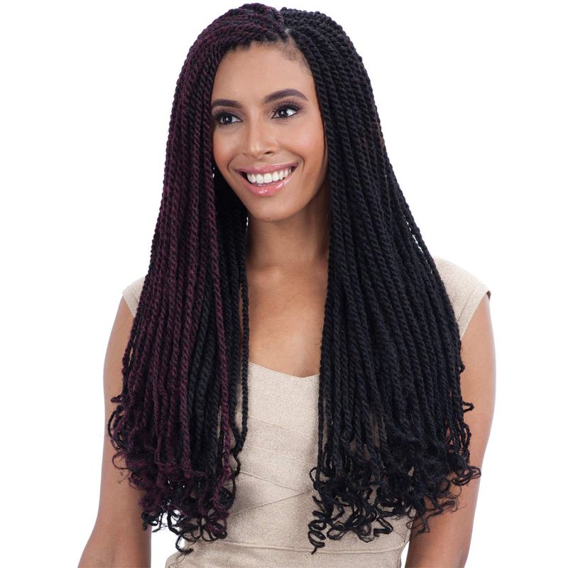 FreeTress Equal Synthetic Hair Braids Double Strand Style Cuban Twist ...
