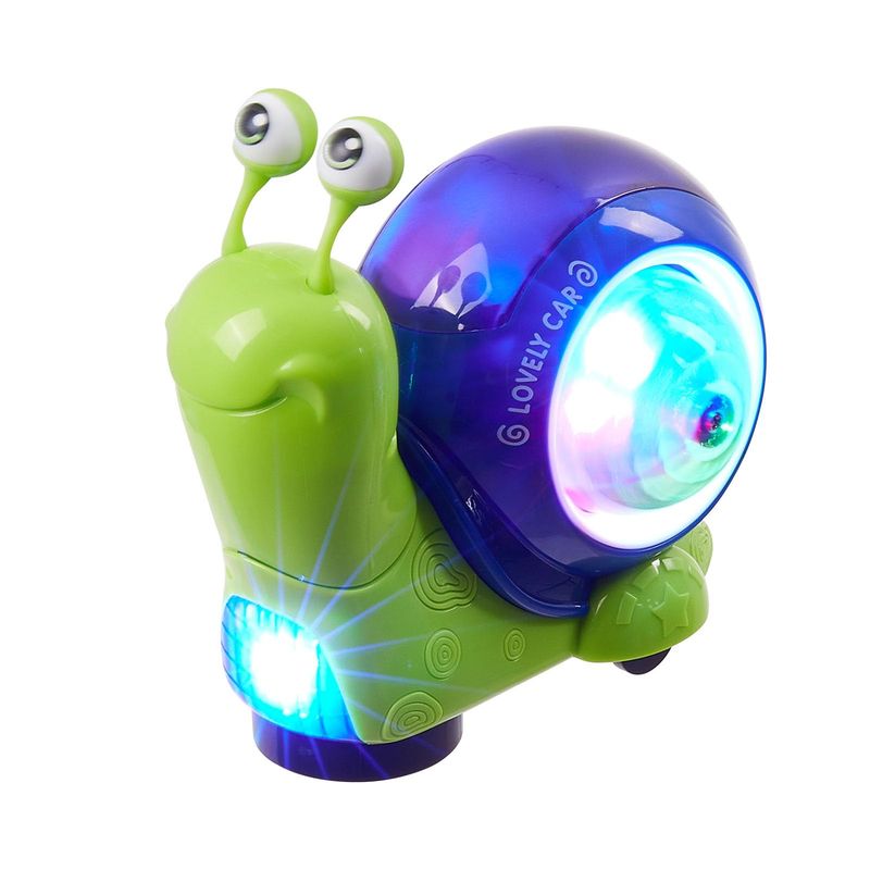 Warmiehomy Crawling Toys Snail Baby Toys Electric Interactive Sensory ...
