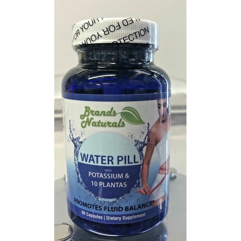 New Water Pill Potassium retención de Líquidos acumulación de agua 90 ...
