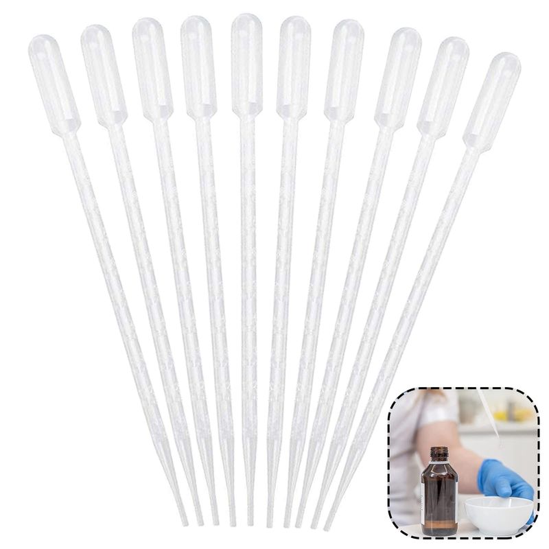 Pipette Dropper Plastic 10PCS 10ML Disposable Soft and Easy to Squeeze ...