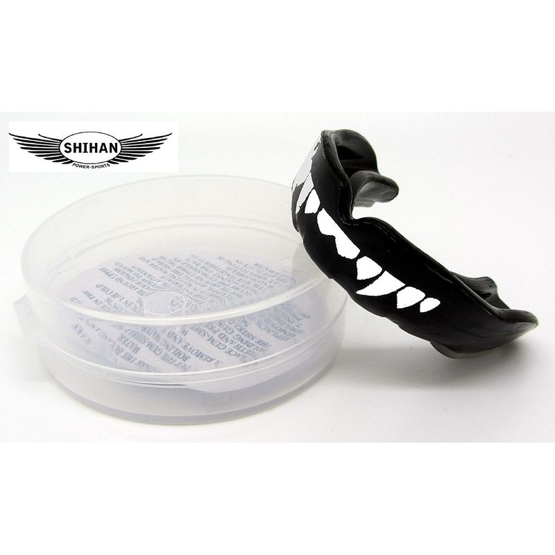Junior Black Sensei J Signature Gum Shield 'Fangs-Teeth - 'Junior ...