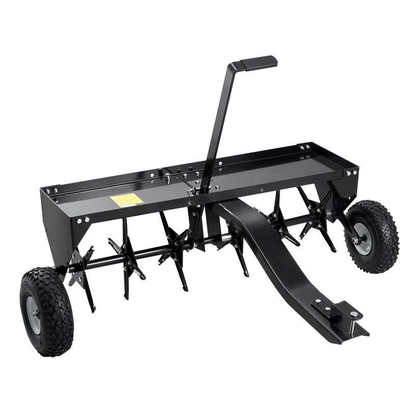 40-Inch Tow Behind Plug Aerator with Universal Hitch Lawn Aerator Tow Behind - Online ...