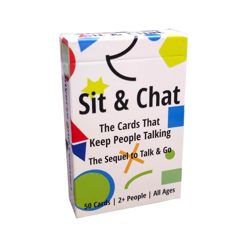 Sit and Chat - The Sequel to Talk and Go | Conversation Starter Cards ...