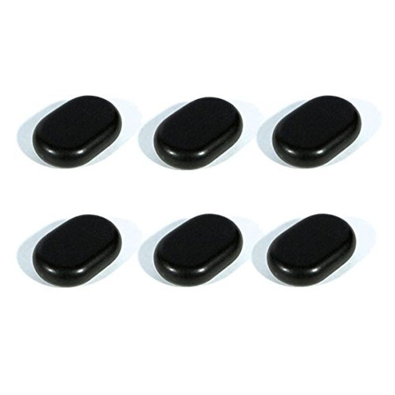 Medium Basalt Hot Stone Set of 6 [ Hot Stone Stone Heater Hot Stone ...