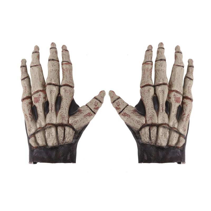 Halloween Cosplay Gloves, Skull, Wolf with Claws, Men's, Women's ...
