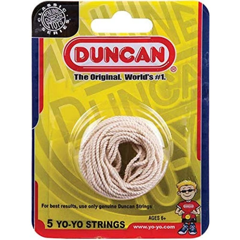 Duncan Toys Yo-Yo String [White] - Pack of 5 Cotton String for Plastic ...