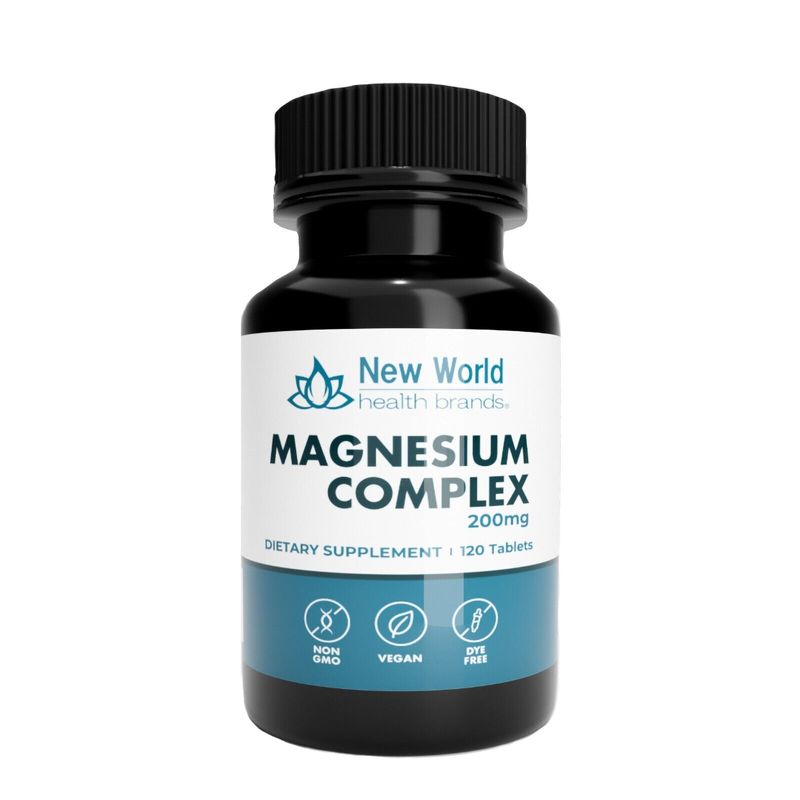 Magnesium Complex Premium Health Supplement 200 mg | 120 Tablets ...