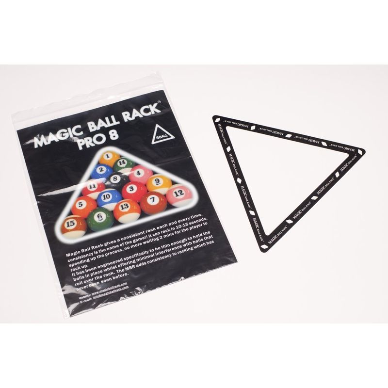 Magic Ball Rack Pro 8 Pool Billiard Triangle Construction Template ...