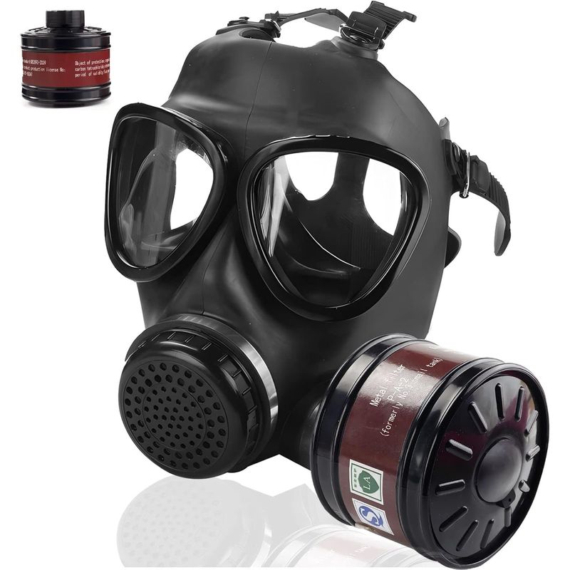 ALNUY Gas Masks Survival Nuclear and Chemical, Gas Mask with 40mm ...