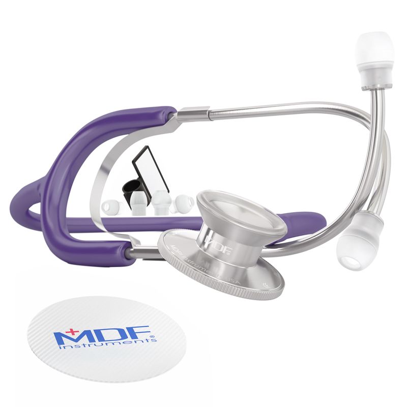 MDF® Dual Head Lightweight Stethoscope (MDF747-08) (Purple (Purple Rain ...