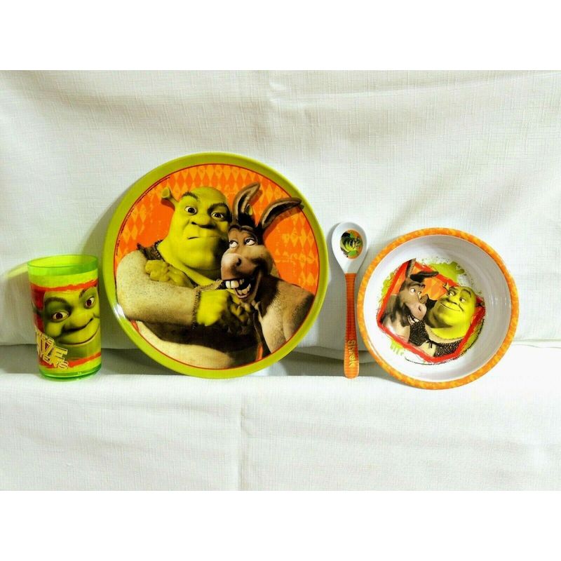 NEW ~SHREK -4 PIECE DINNERWARE SET -SOLD BULK - Online Marketplace ...