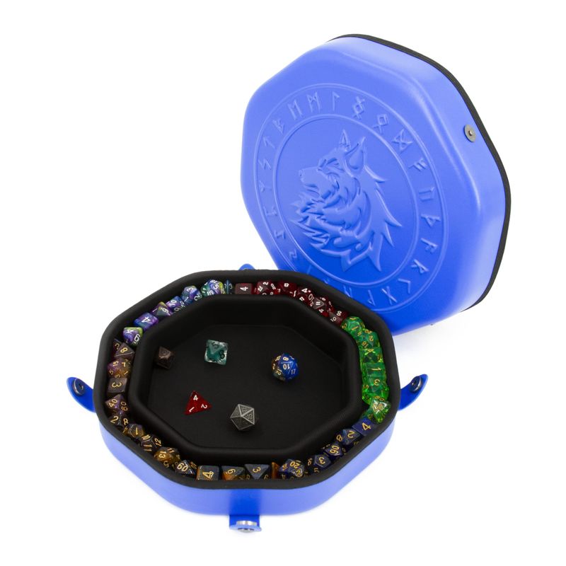 CASEMATIX Dice Tray and Dice Storage Case for Up to 115 RPG Dice - Dice ...