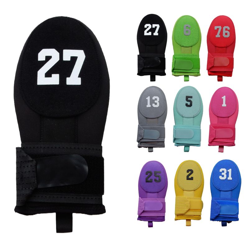 Sliding Mitt with Custom Number Baseball Softball. Baserunner ...