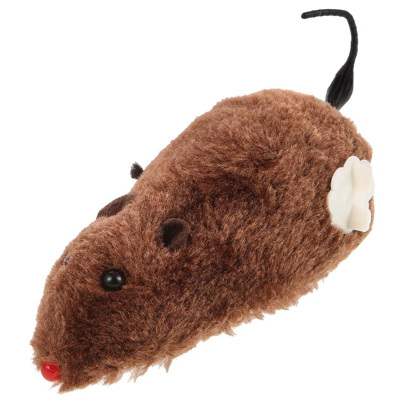 Happyyami 1pc Halloween Wind- up Toys Funny Plush Mouse Prank Props ...