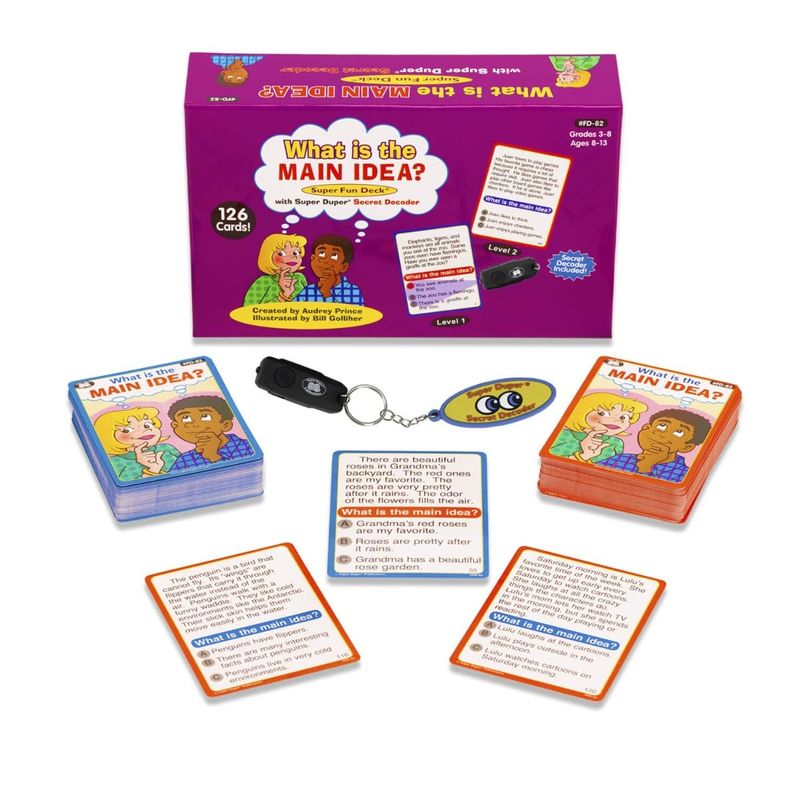 Super Duper Publications | What’s is The Main Idea Secret Decoder Fun ...