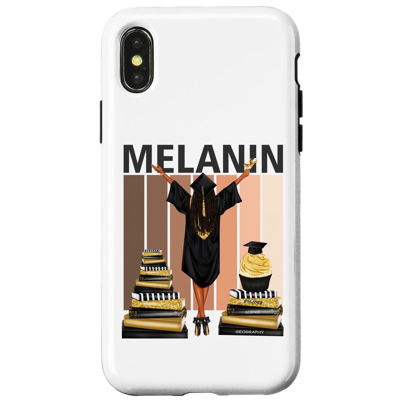 iPhone X/XS Senior Graduate Educated Melanin Black Graduation HBCU Grad ...