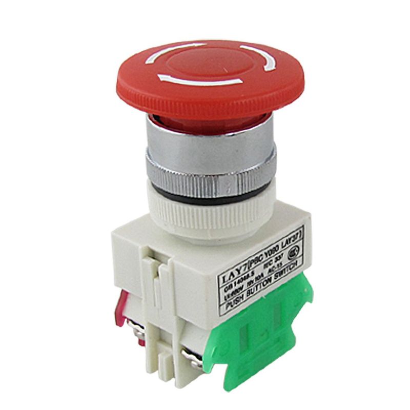 Self Locking Rotary Stop Emergency Push Button Switch - Online ...