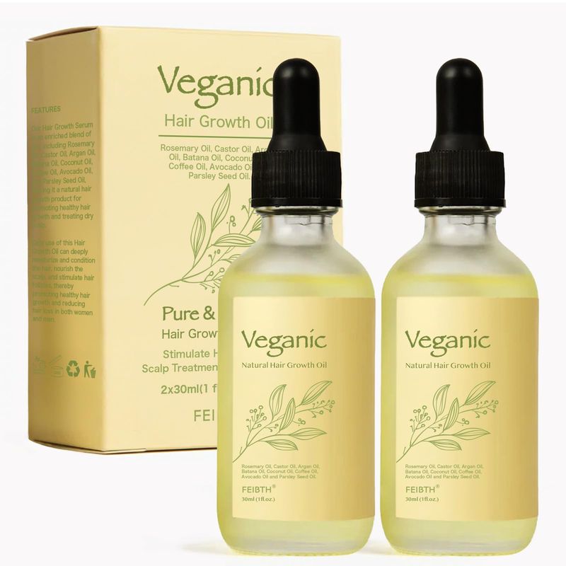 Veganic Hair Growth Oil, Veganic Natural Hair Growth Oil, Veganic Hair ...