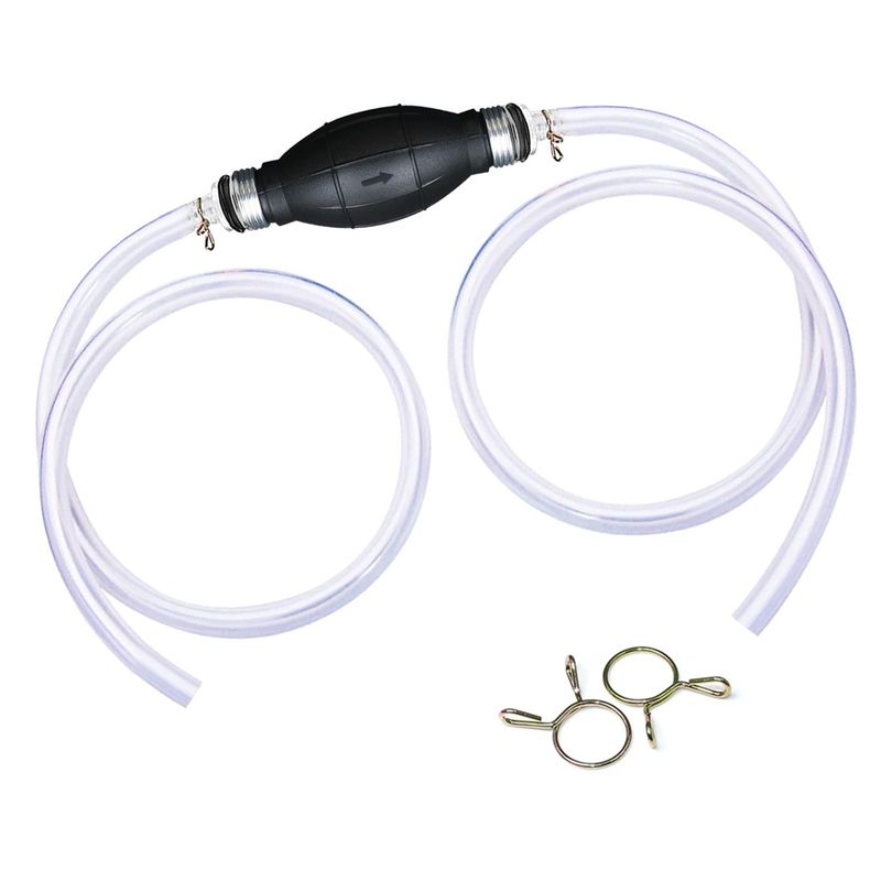 Fuel Syphon Pump, Fuel Pump Hand Transfer Fuel Pump With 2M Hose ...