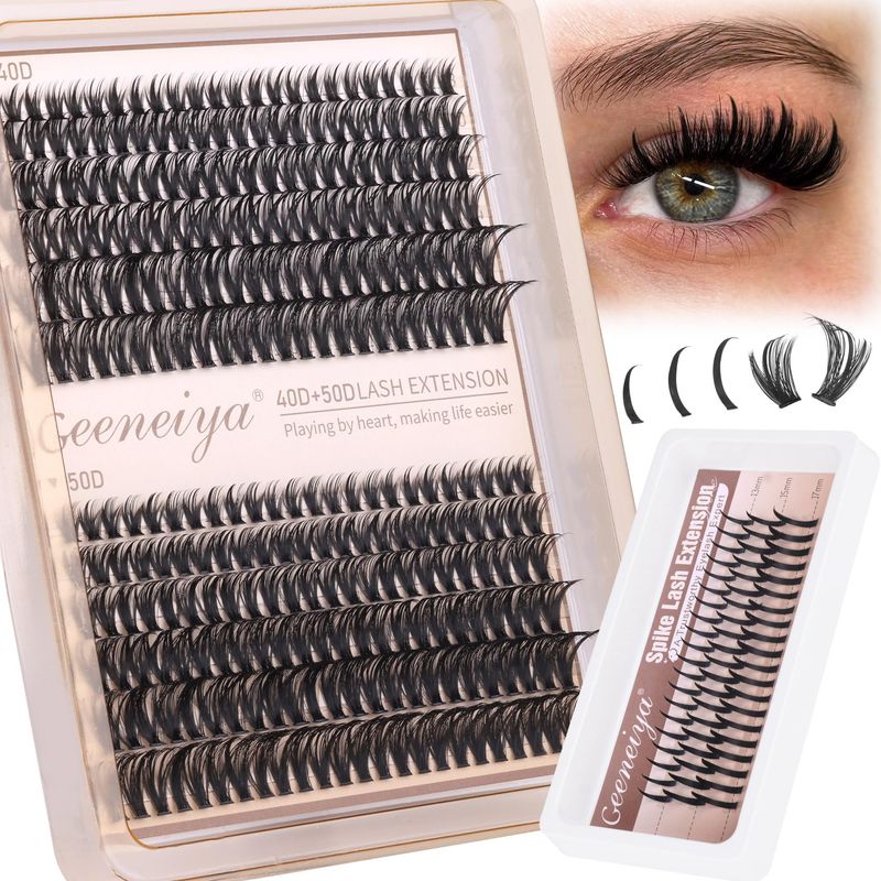 Manga Fairy Lash Clusters Spike Fluffy Eyelash Clusters 8-16MM Lash ...