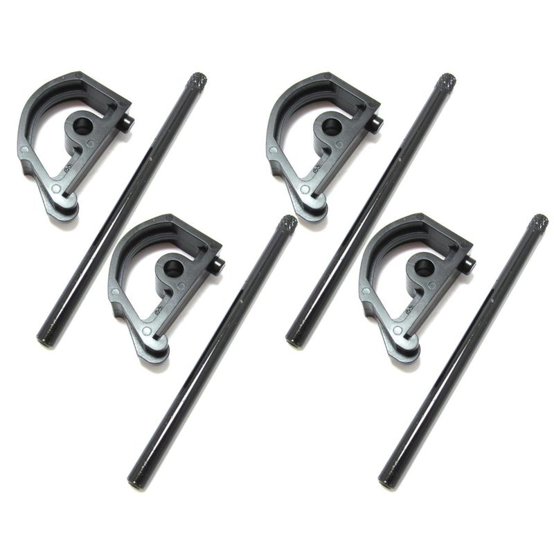 Spartacus Workmate Leg Latch Catch D Clip + Pin x 4 Fits Black & Decker ...
