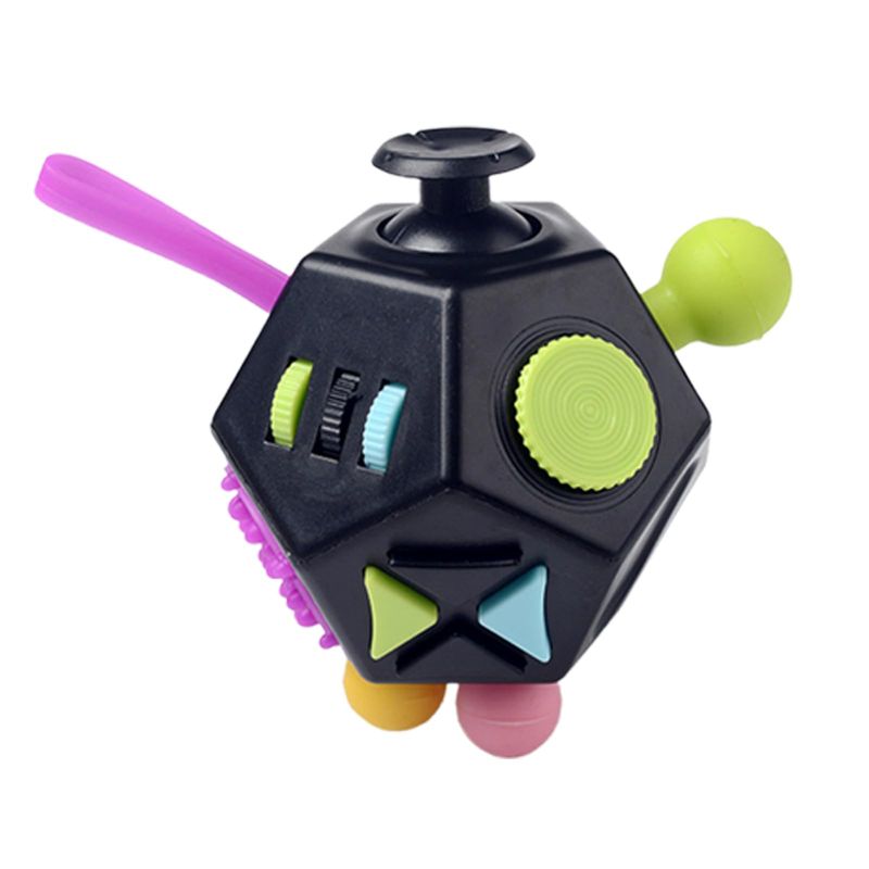 HerMeng Fidget Toys 12-Sided Anti Stress Toys Decompression Relieve ...