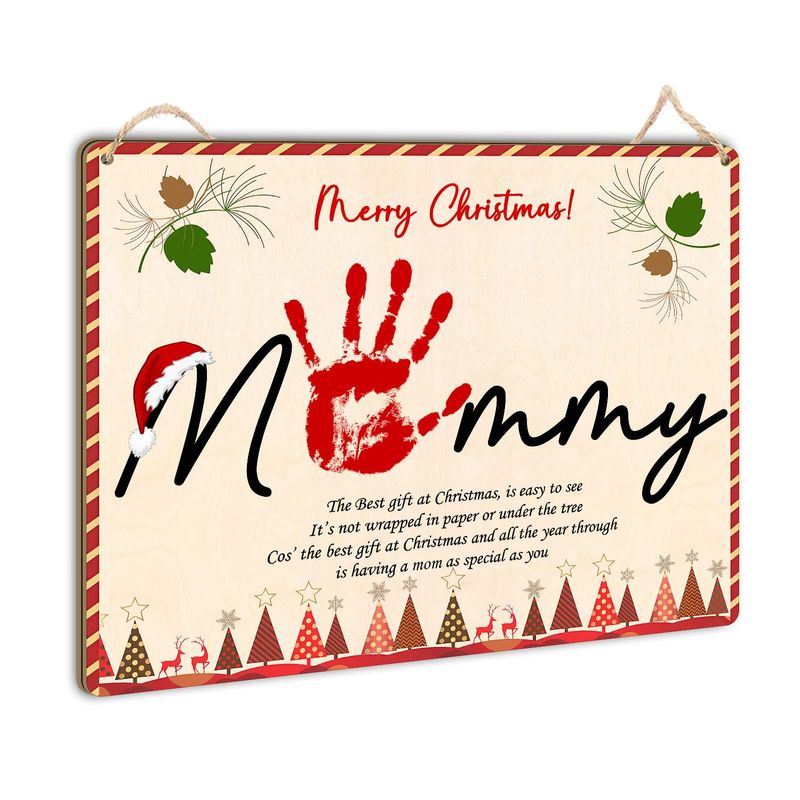 Mommy Handprint Poem, Baby's First Christmas DIY, Mother's Day ...