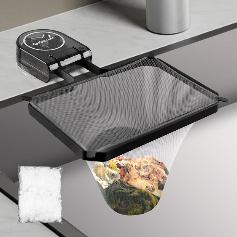 Triangle Corner Strong Suction Cup Drainer Net Holder Drainer Net ...